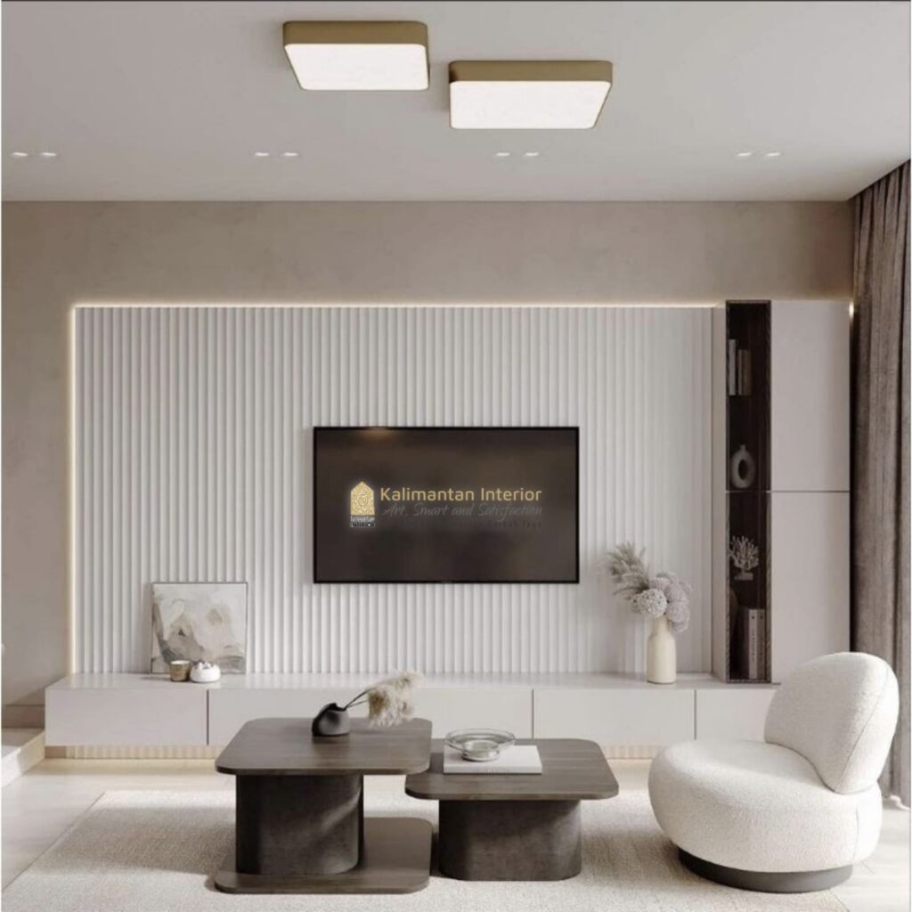 Contoh WPC Pada Backdrop TV - Katalog WPC Kisi Dinding - Kalimantan ...